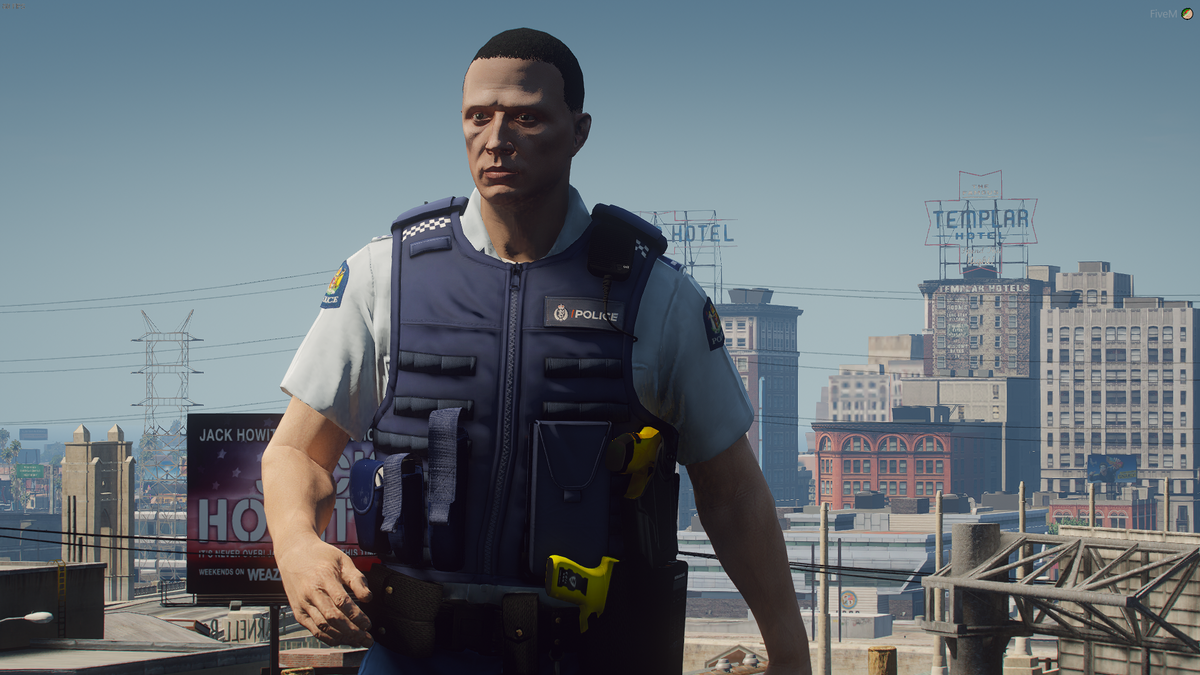 New Zealand Police Stab-Proof Frontline Vest – Piping Modifications