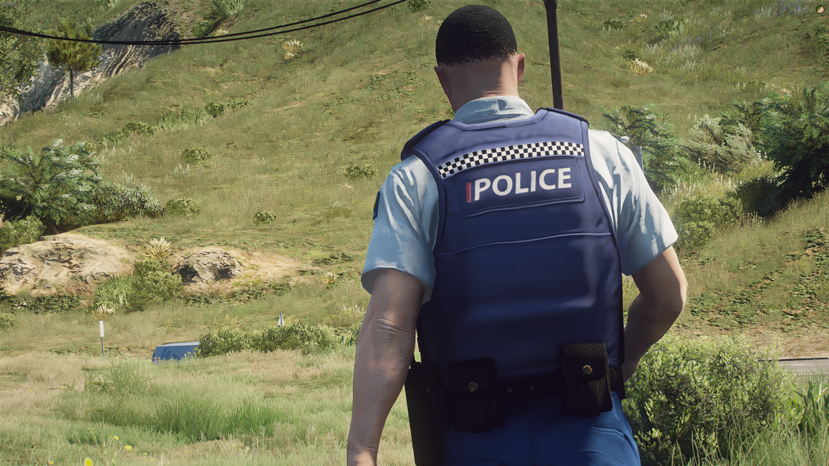 New Zealand Police Stab-Proof Frontline Vest – Piping Modifications