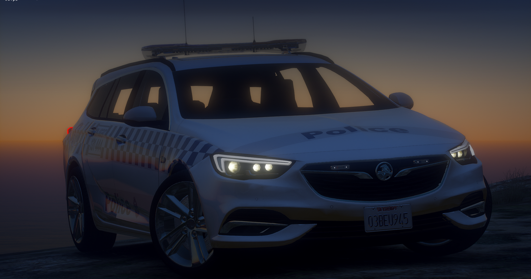 VicPol General Duties Holden ZB Wagon – Piping Modifications