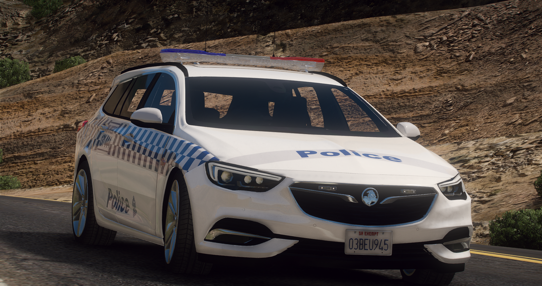 VicPol General Duties Holden ZB Wagon – Piping Modifications
