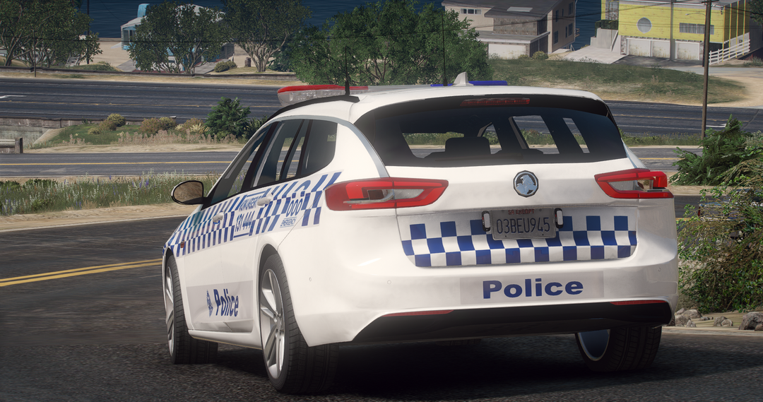 VicPol General Duties Holden ZB Wagon – Piping Modifications