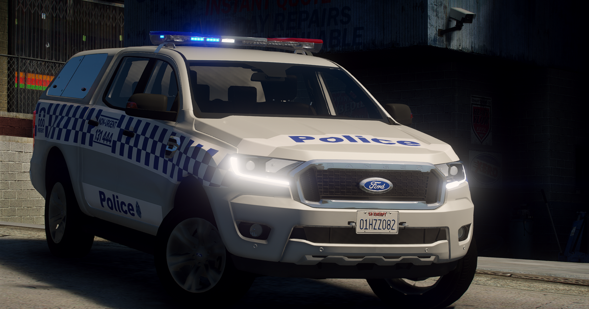 VicPol Ford Ranger XLT 2021 General Duties Marked / Unmarked – Piping ...